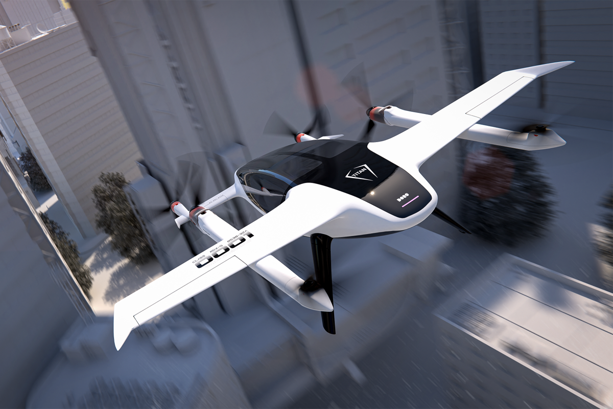 Titan Air Mobility HEXI Solo (concept design)