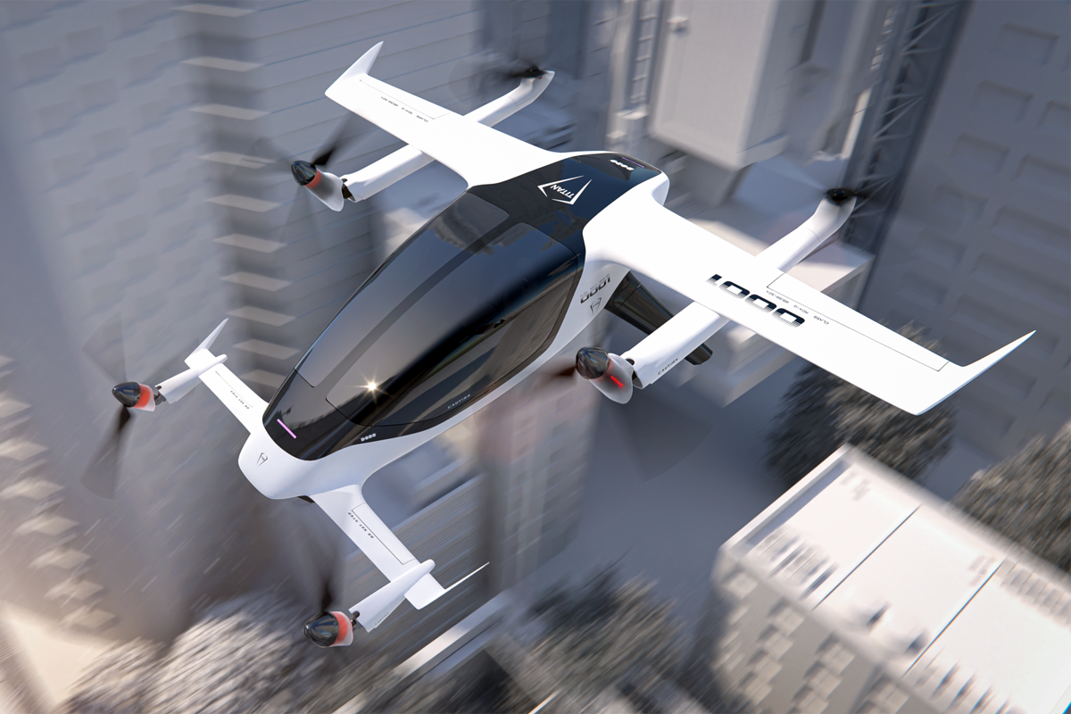 Titan Air Mobility HEXI Solo (concept design)